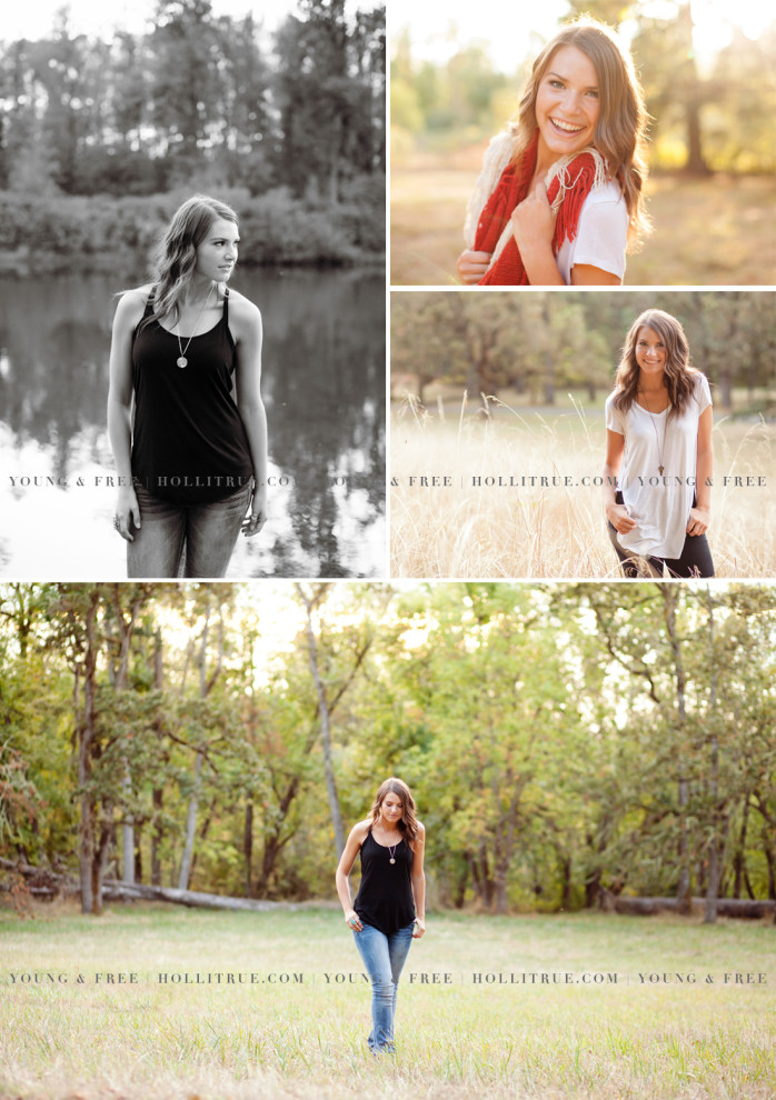 Beautiful Oregon Senior Pictures at Sunset