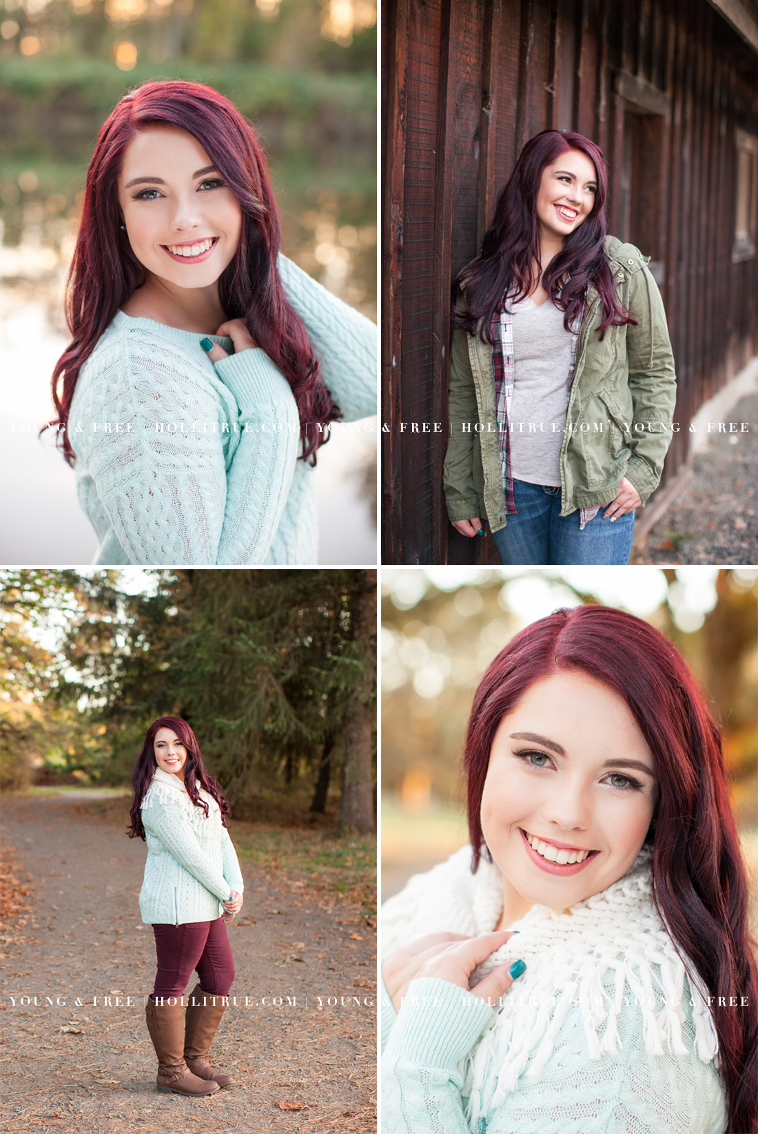 Oregon Senior Pictures at a Natural Park in Eugene