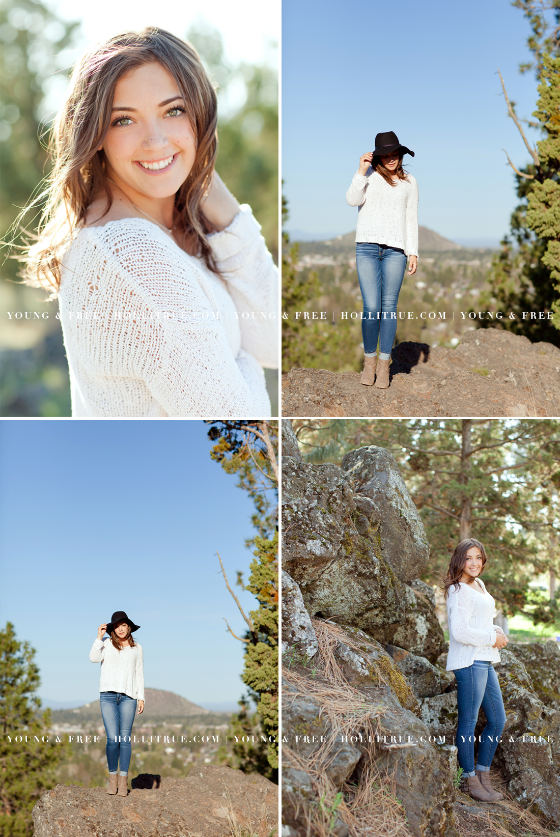 Beautiful Oregon Senior Pictures at a Natural Park