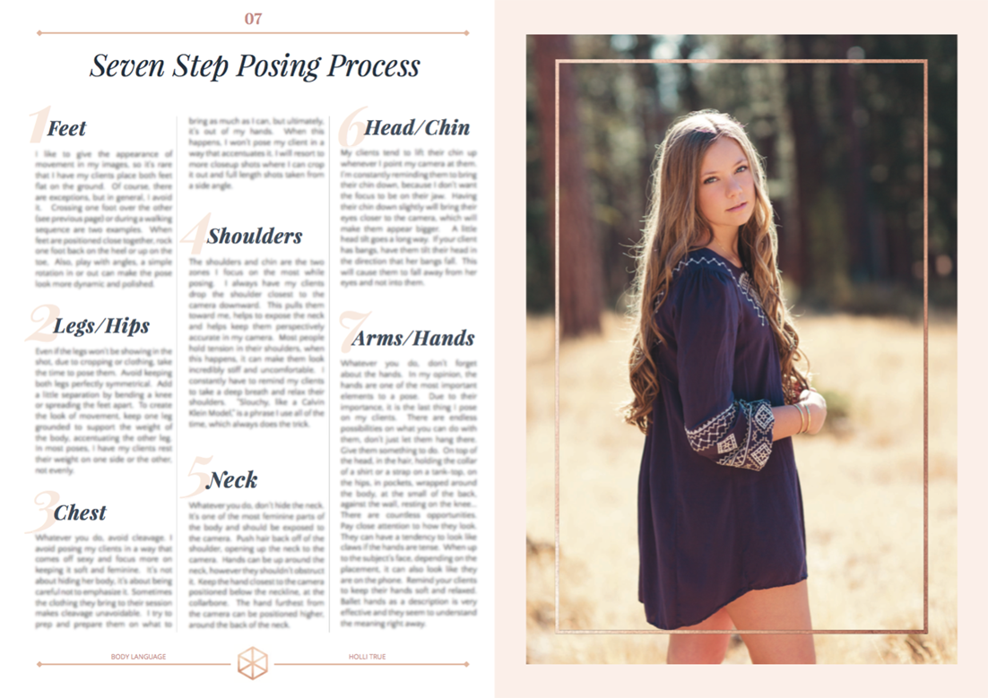 Body Language PDF Posing Guide + Video | Holli True Senior Photography Blog