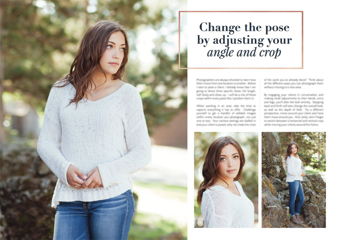 Body Language PDF Posing Guide + Video | Holli True Senior Photography Blog