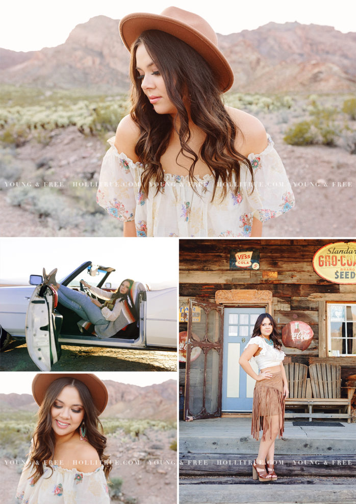Desert Ghost Town Model Session | Holli True Senior Photography Blog