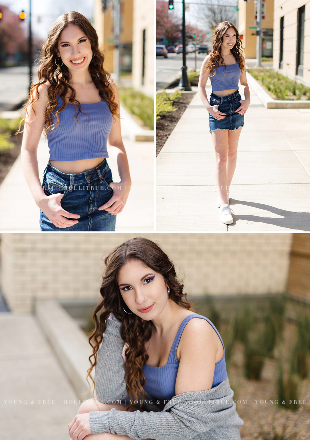 Team 22 Senior Model: Kayla | Urban Mini Session | Holli True Senior ...